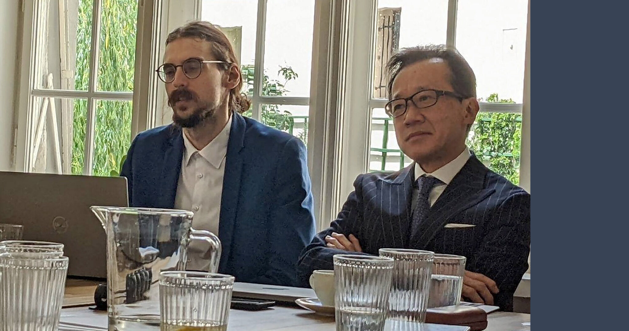 Closed-door roundtable with a leading Japanese correspondent and ...
